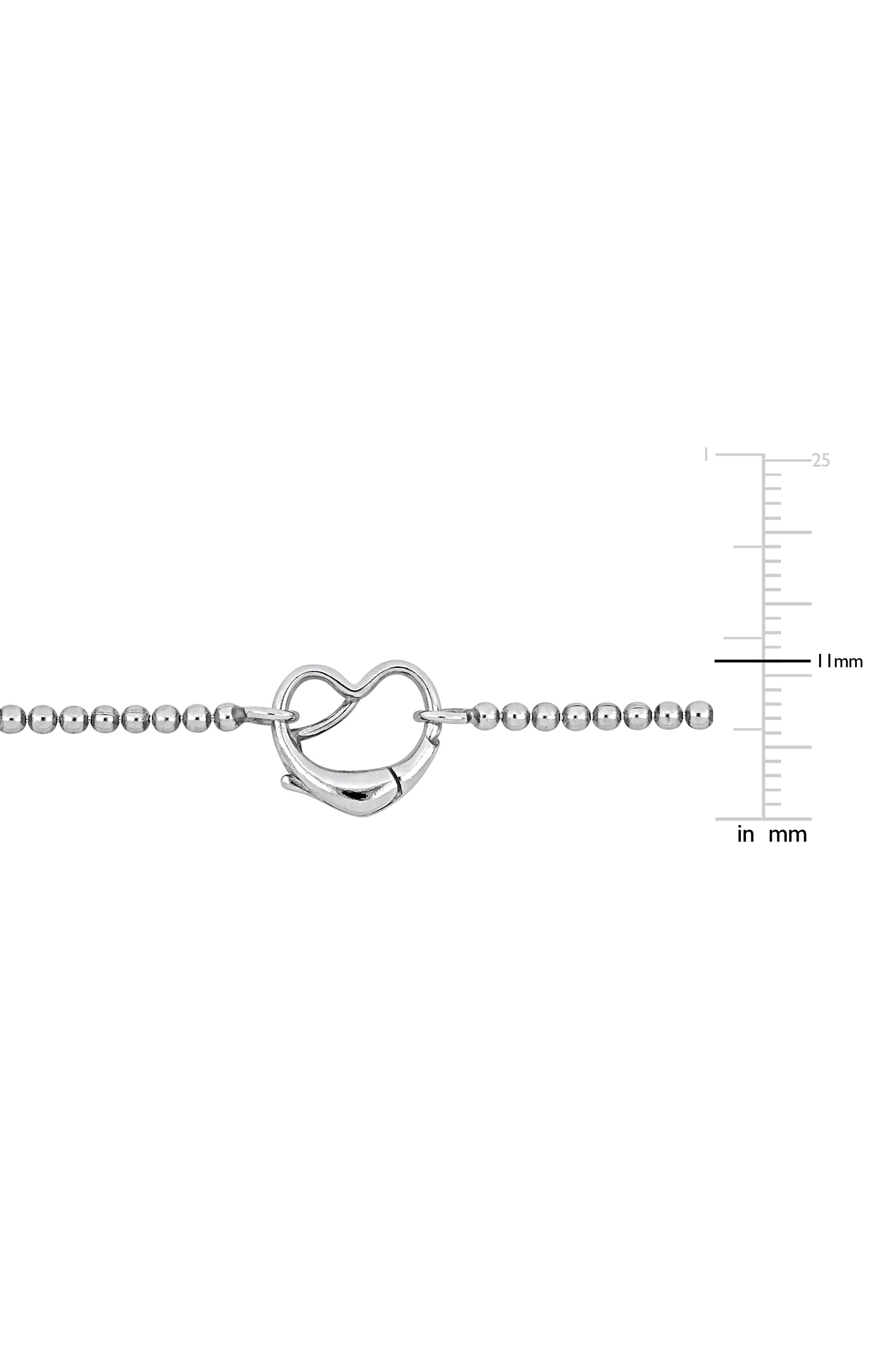 Heart Bead Link Necklace (Women) | Nordstromrack
