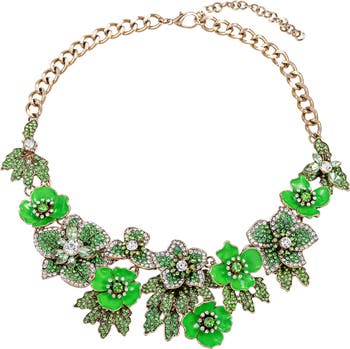 EYE CANDY LOS ANGELES Green Statement Necklace | Nordstromrack