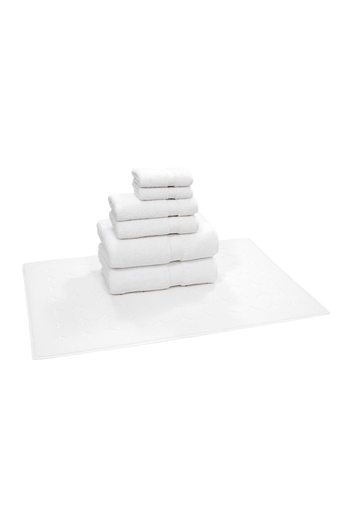Linum Home Textiles Sinemis Terry 7-Piece Towel Set - White | Nordstromrack