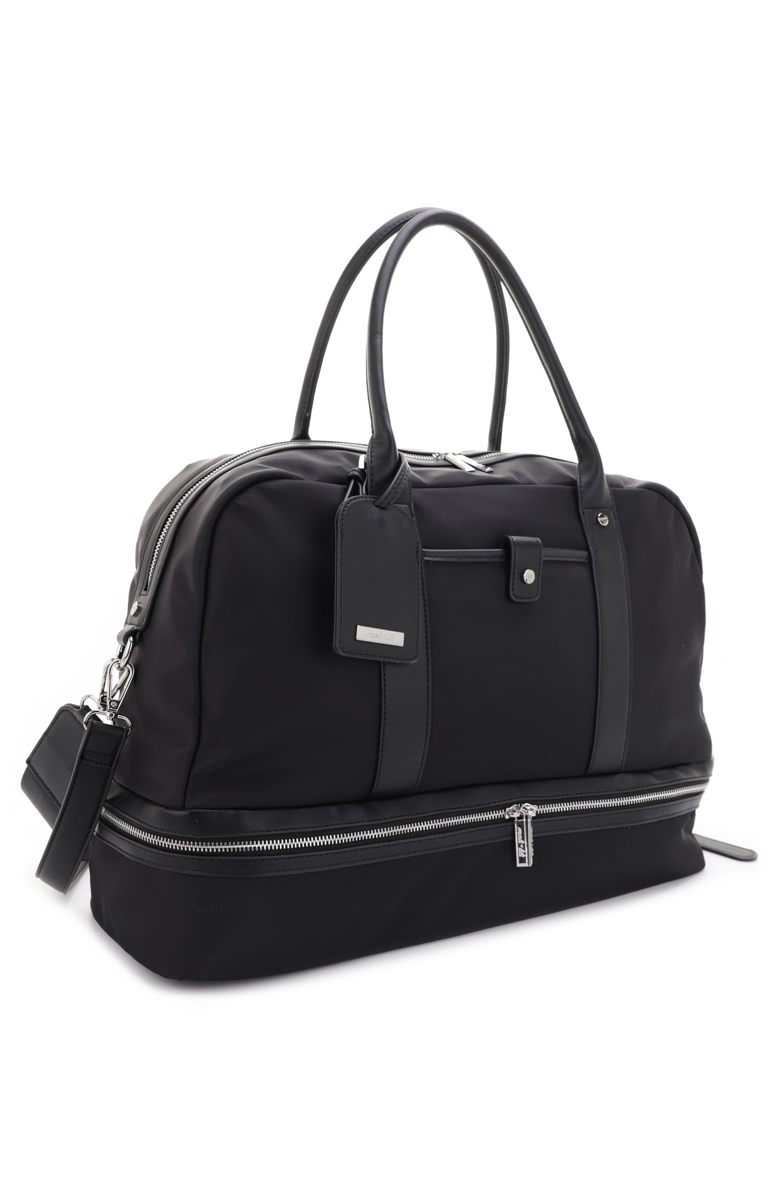 Mali + Lili Riley Nylon & Vegan Leather Weekend Travel Bag | Nordstrom