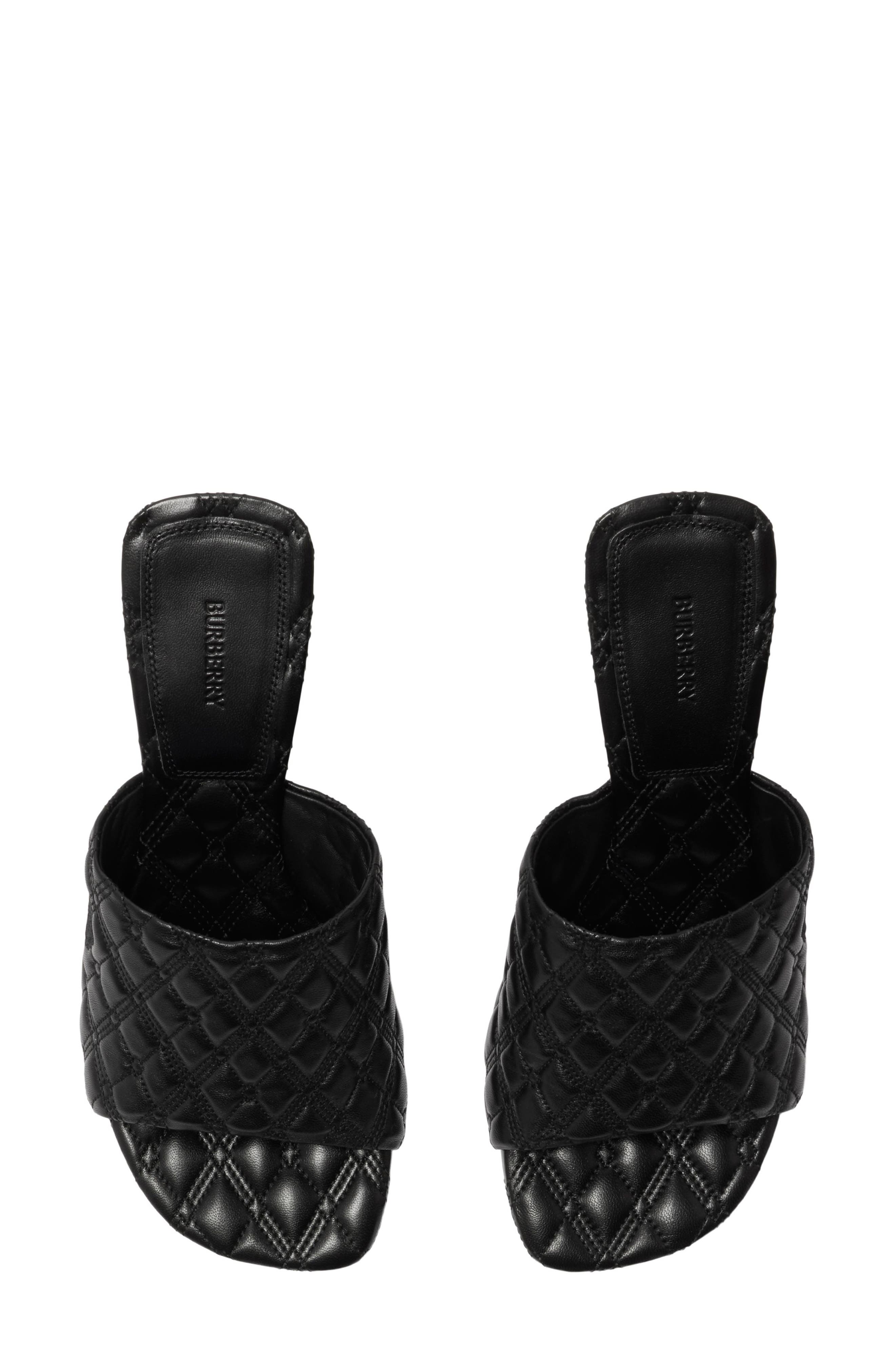 Burberry Quilted Slide Sandal (Women) | Nordstrom