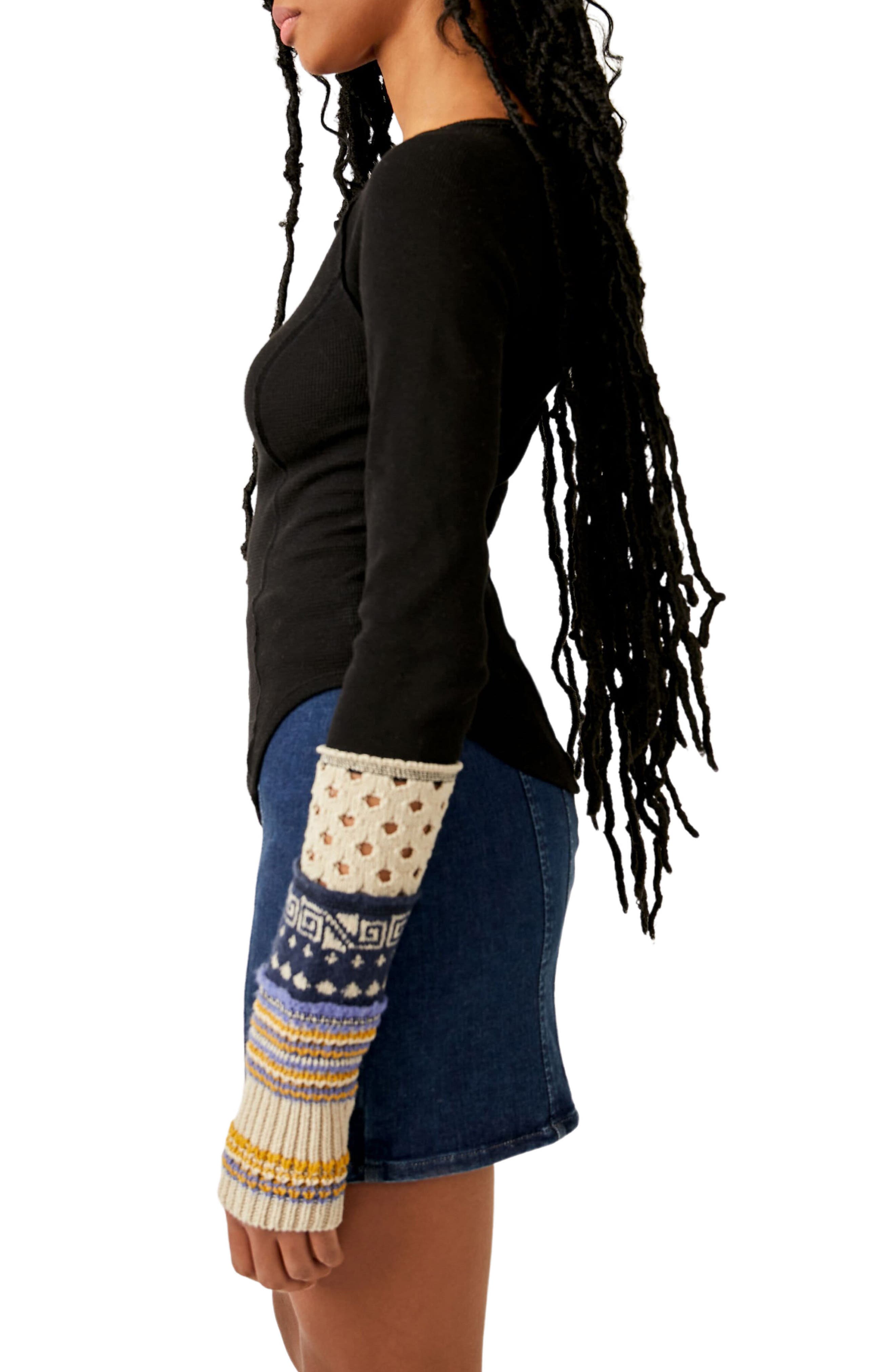 Free People Cozy Craft Cuff Thermal Top | Nordstromrack
