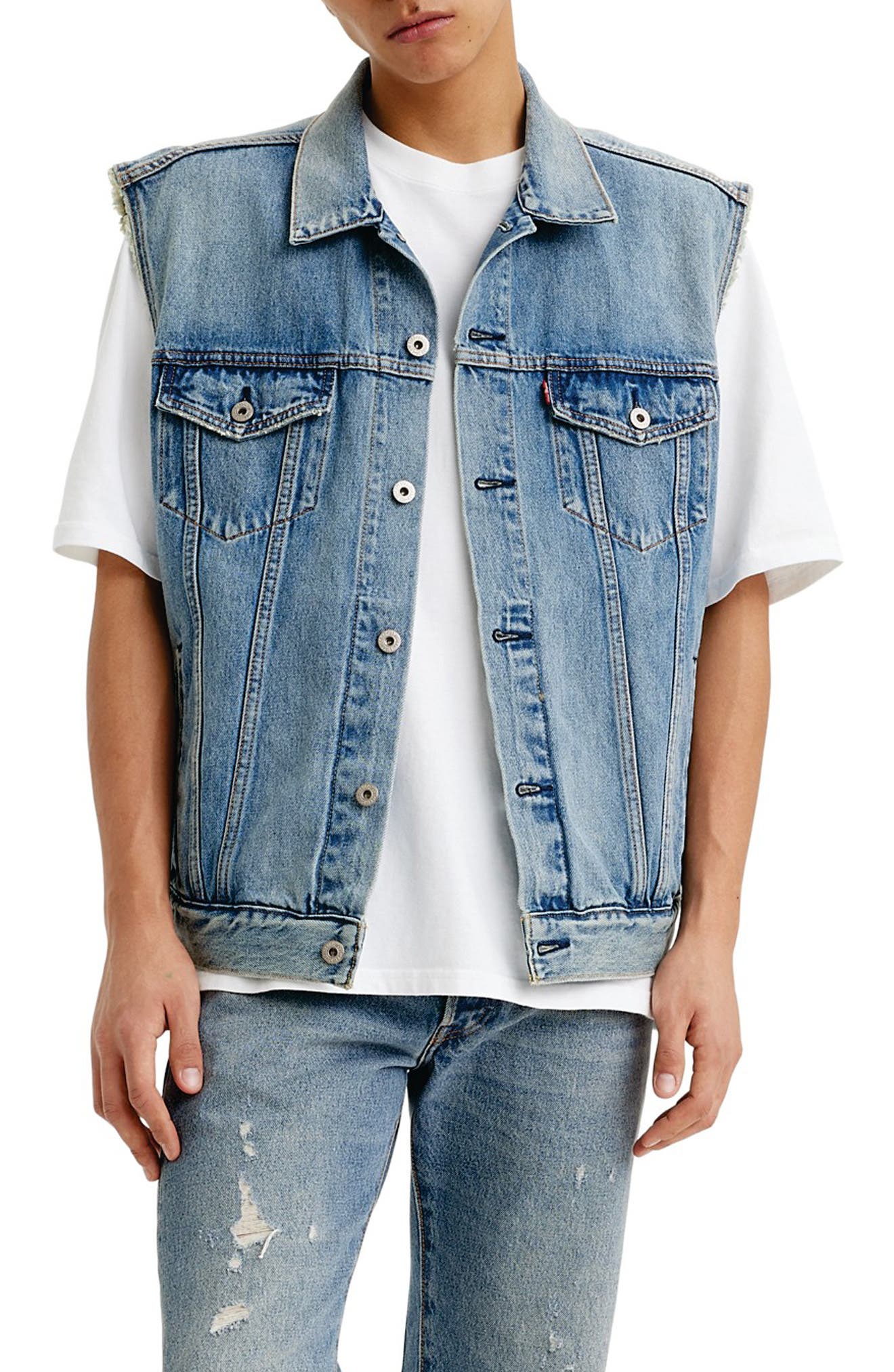 Levi's® Relaxed Fit Denim Trucket Vest | Nordstromrack