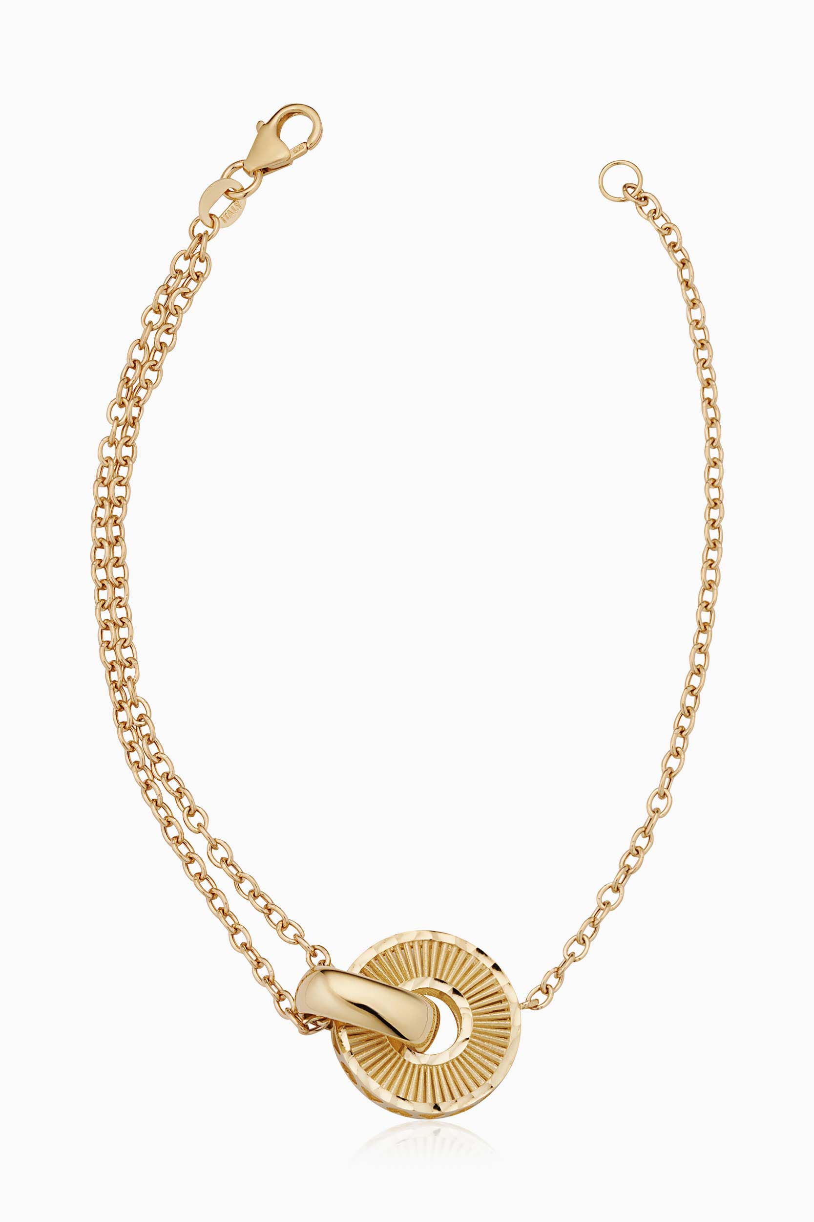 Oradina 14K Yellow Gold Icon Bracelet | Nordstrom