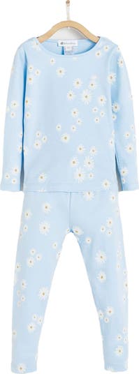 Babycottons Rita Long Sleeve and Pants Snug Pajamas | Nordstrom