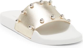 Stuart Weitzman Superstud Pool Slide Sandal (Women) | Nordstromrack