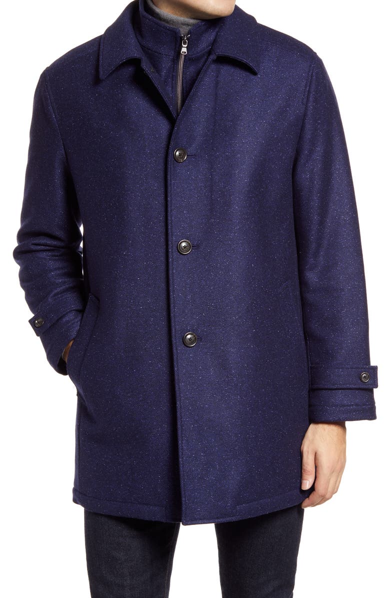 Jack Victor Colton Wool & Silk Car Coat | Nordstrom
