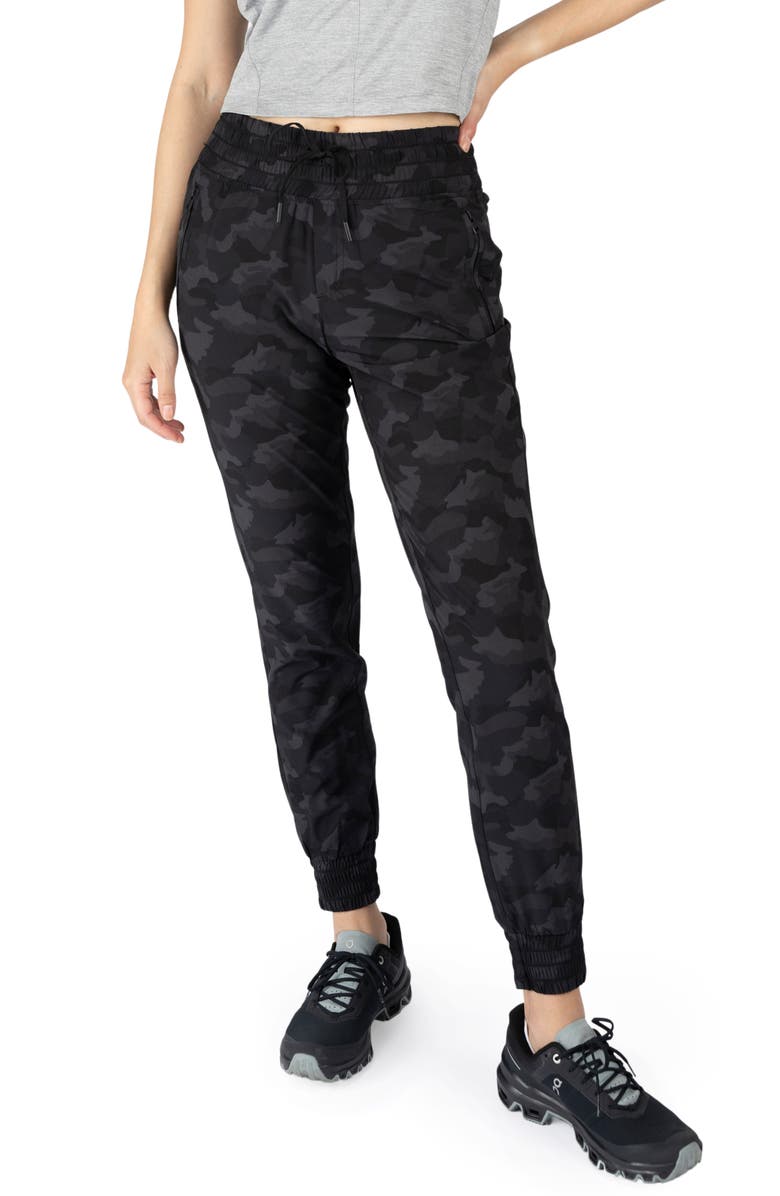 90 DEGREE BY REFLEX Side Zip Woven Joggers | Nordstromrack