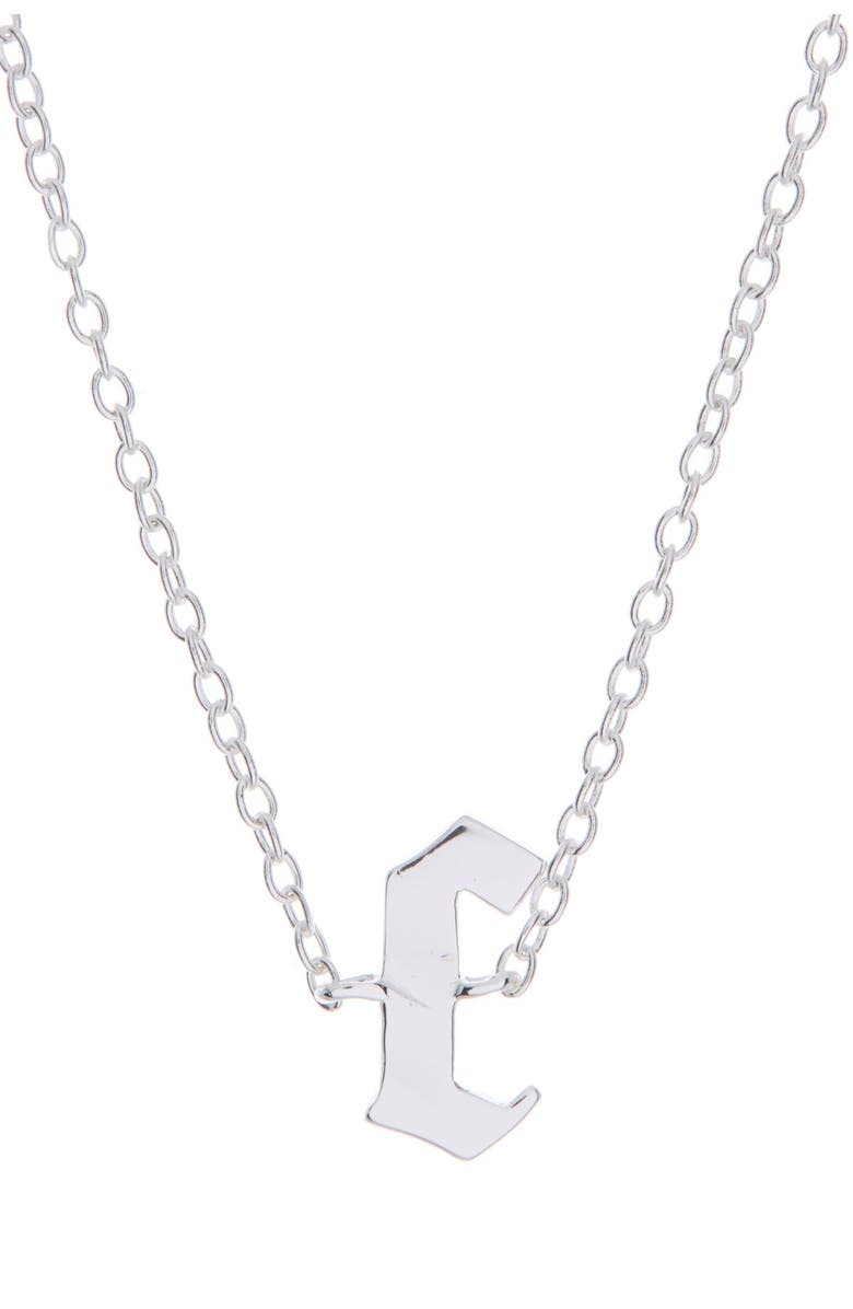 AVIVO Sterling Silver Initial Pendant Choker Necklace - Multiple ...