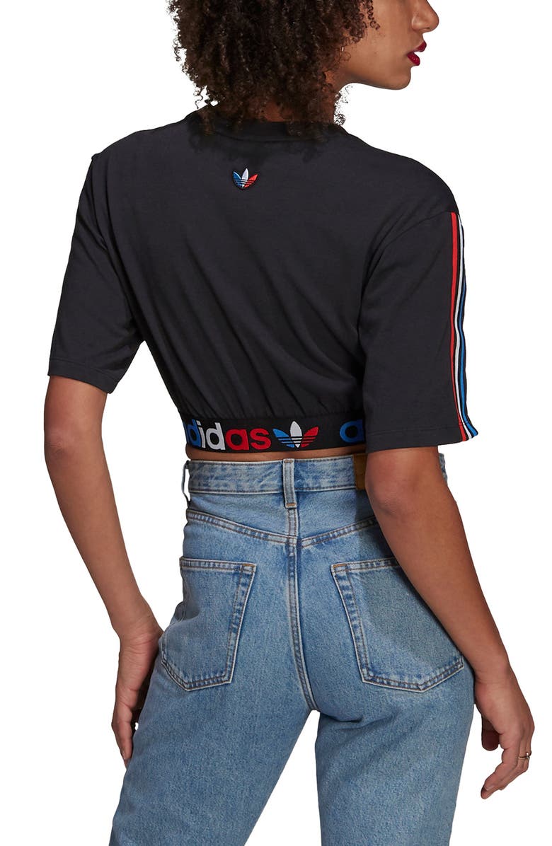 adidas Originals Primeblue Banded Crop T-Shirt | Nordstrom