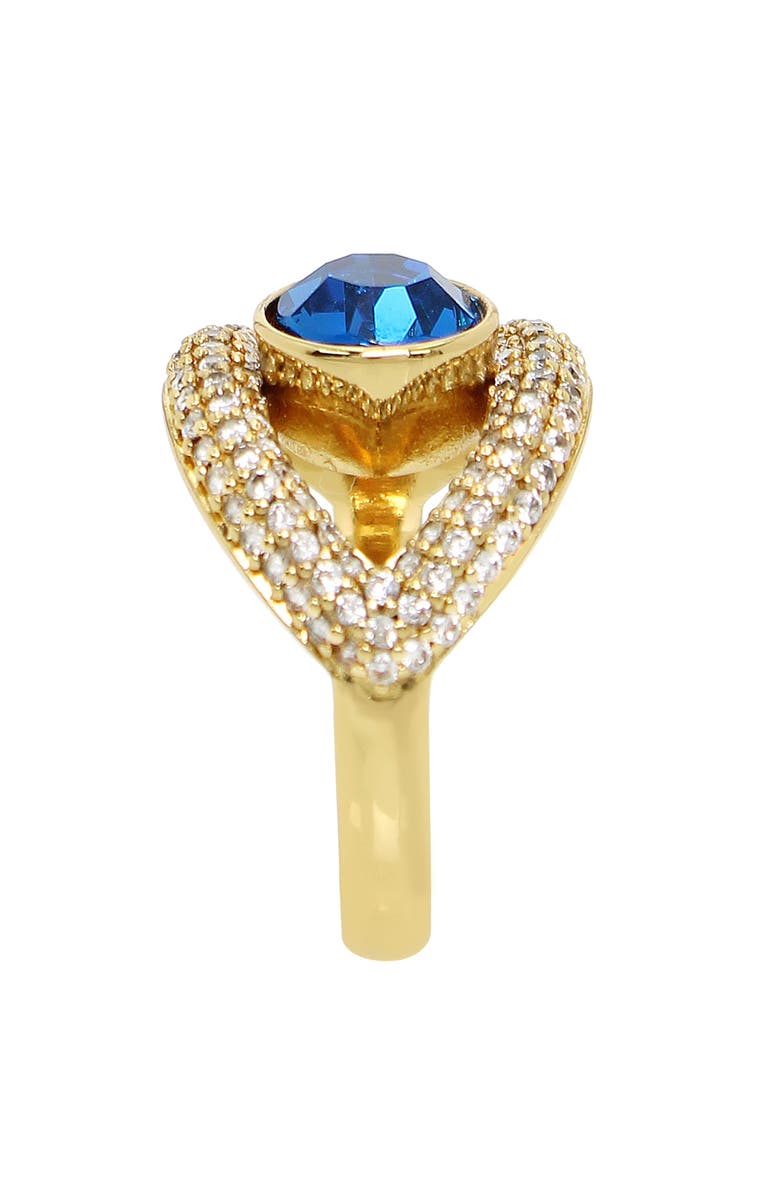 Kurt Geiger London Pavé Crystal Evil Eye Cocktail Ring | Nordstromrack