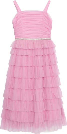 Speechless Kids' Tiered Mesh Dress | Nordstromrack