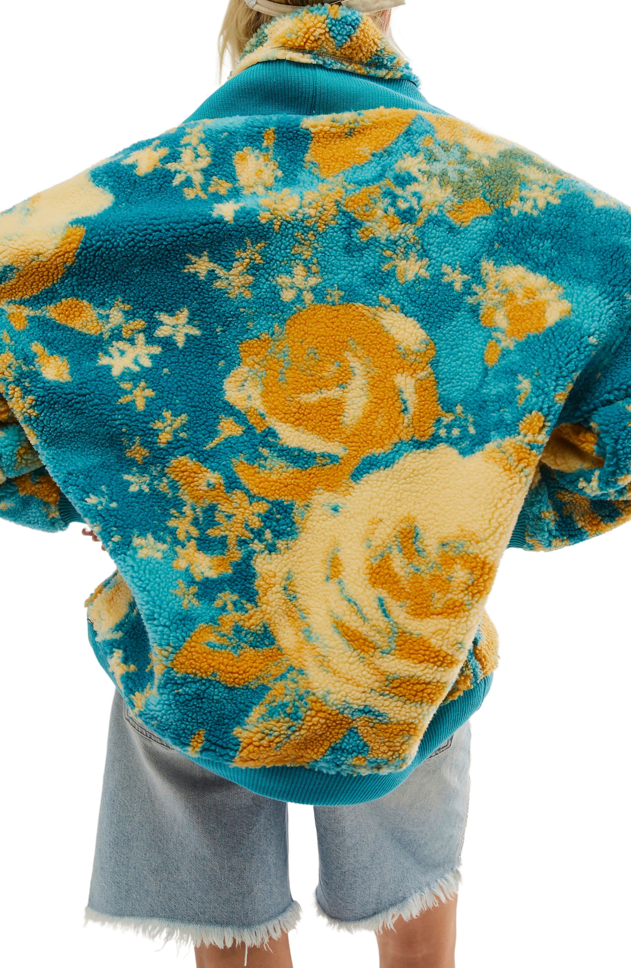 Free People Rosie Print Fleece Jacket | Nordstrom