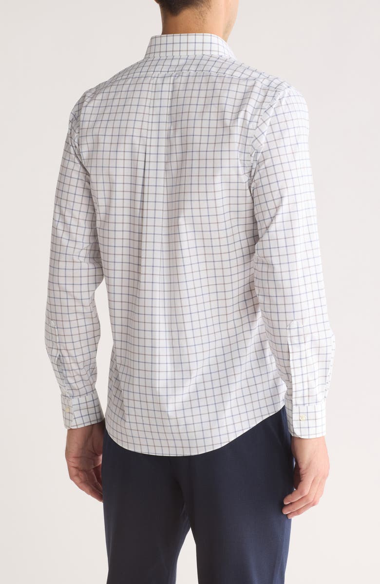 Brooks Brothers Grid Non-Iron Stretch Milano Fit Supima® Cotton Dress ...