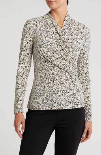DKNY Ruched Woven Top | Nordstromrack