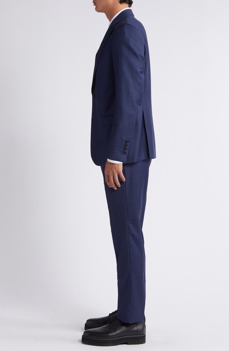 Emporio Armani Blue Mélange Wool Suit | Nordstromrack