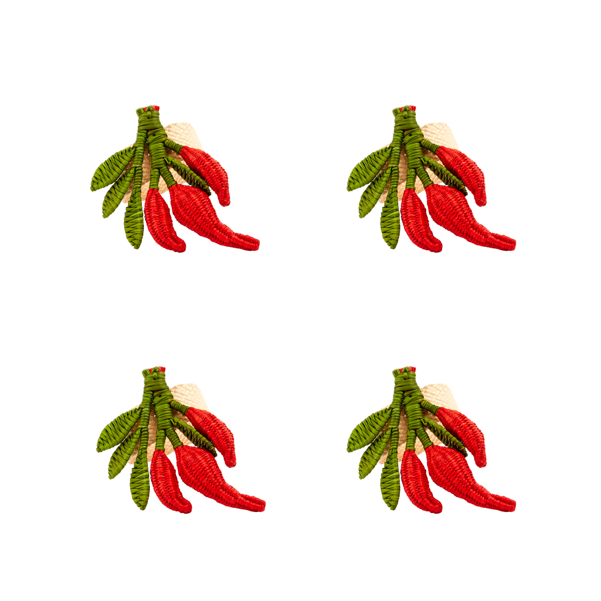 Coro Cora Red Chili Pepper Napkin Ring - Set of 4 | Nordstrom