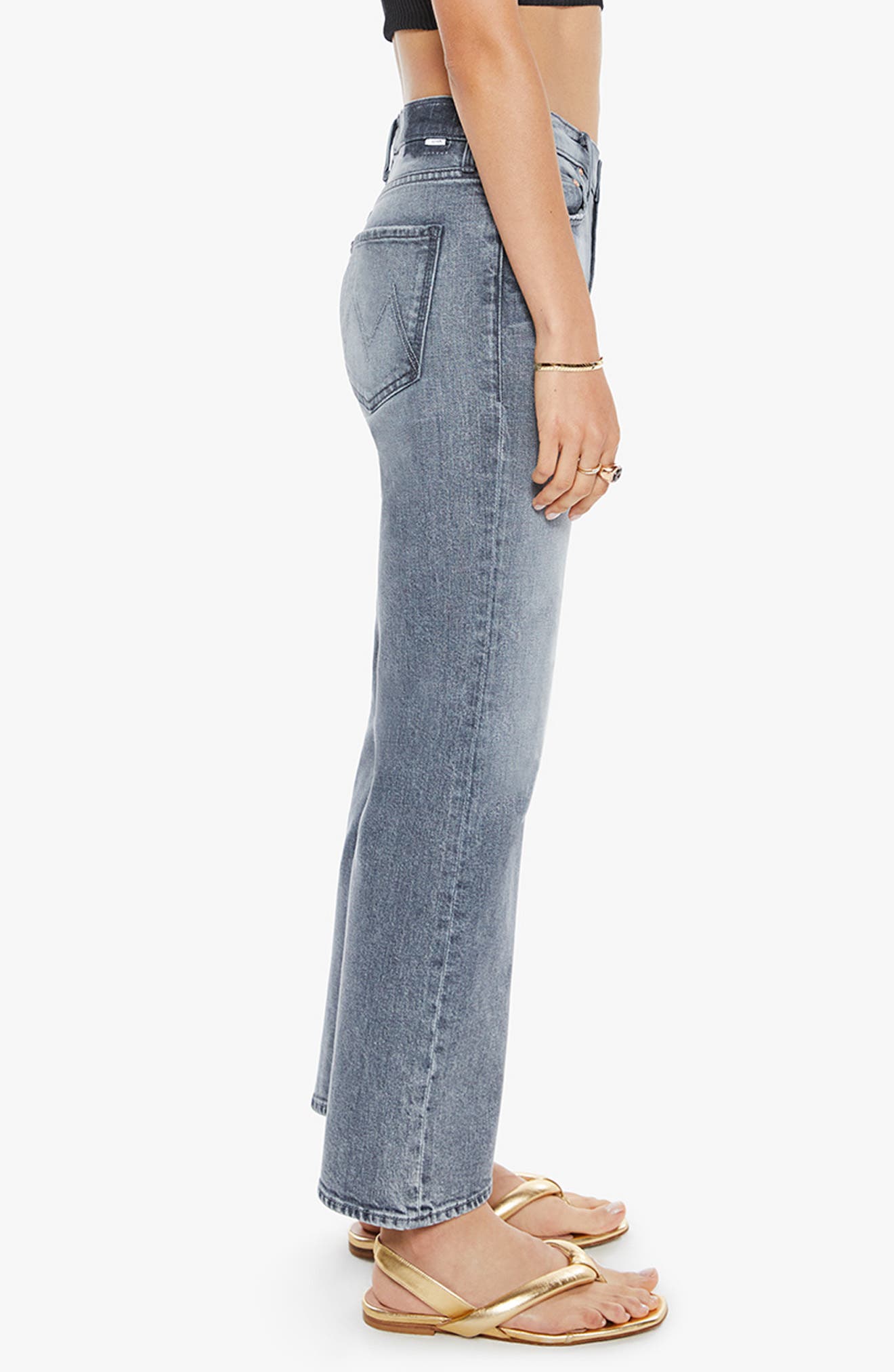MOTHER The Bookie Ankle Wide Leg Jeans | Nordstrom