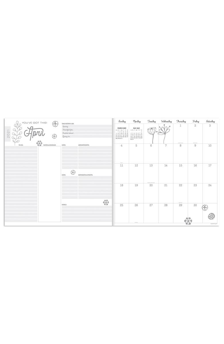 TF PUBLISHING July 2020 - June 2021 Good Vibes Best Life Large 12"x12 ...