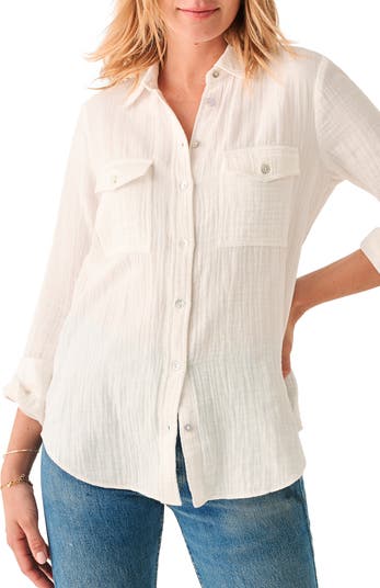 Faherty Indio Dream Organic Cotton Button-Up Shirt | Nordstrom