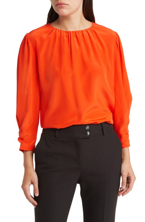 Women's Orange Blouses | Nordstrom