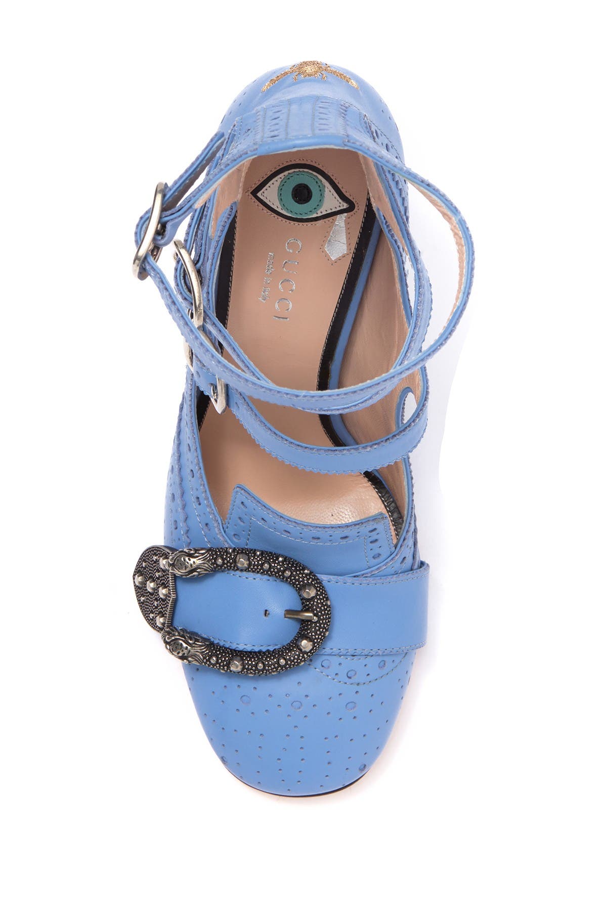 Gucci Dionysus Buckle Snake Embellished Block Heel Pump | Nordstromrack