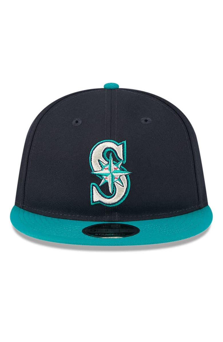 New Era Men's New Era Navy/Aqua Seattle Mariners Baseball Hall of Fame ...