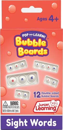 Junior Learning Sight Word Bubble Boards, Ages 4+ | Nordstrom