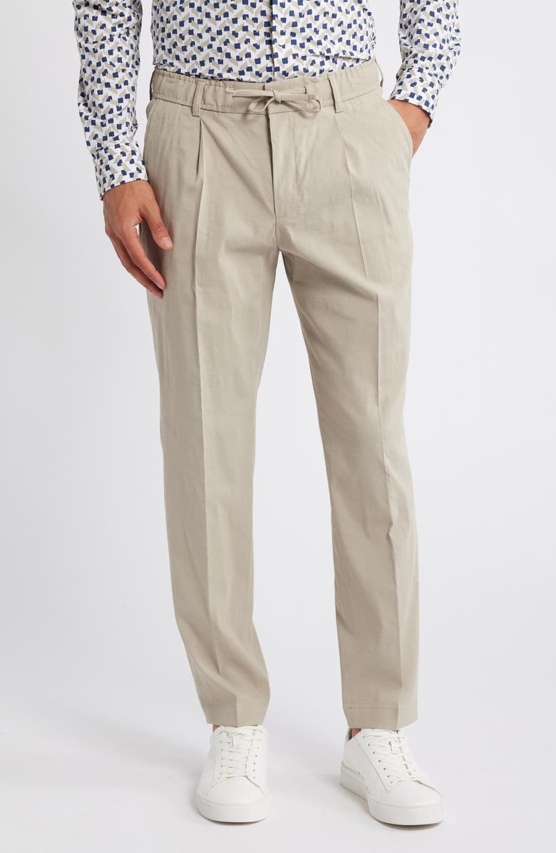 BOSS Perin Linen Blend Drawstring Pants | Nordstromrack