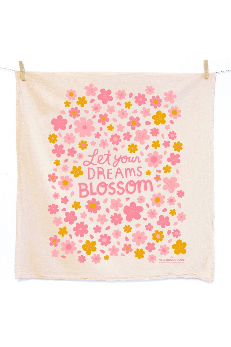 Blossoms Dish Towel + Sponge Cloth Gift Set | Nordstrom