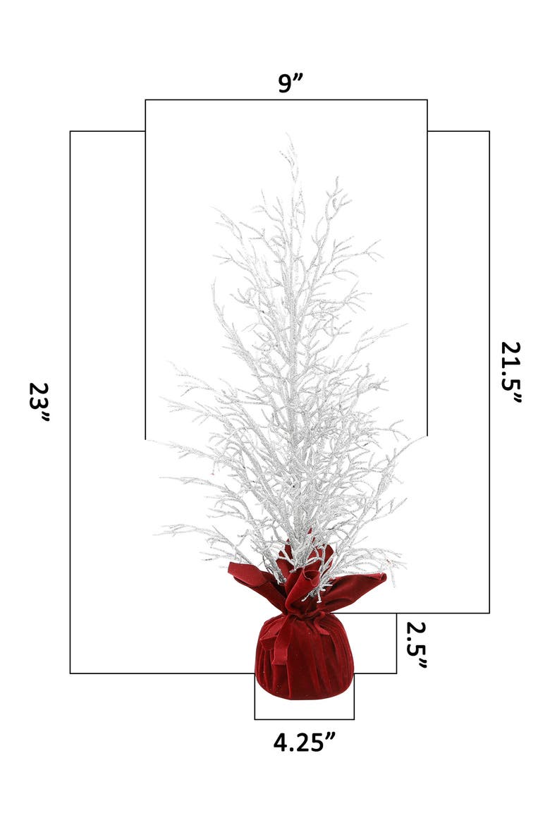 23" Velvet Wrapped Christmas Tree | Nordstromrack