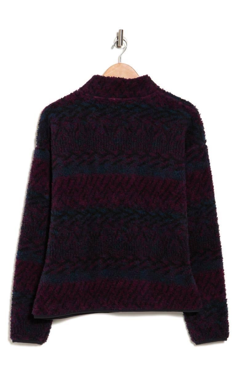MARIKA Carson Faux Shearling Half Zip Pullover | Nordstromrack
