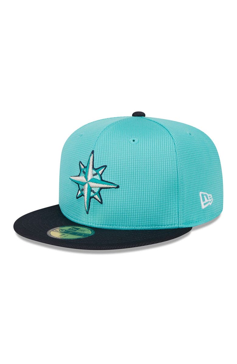 New Era Men's New Era Aqua/Navy Seattle Mariners 2024 Spring Training ...