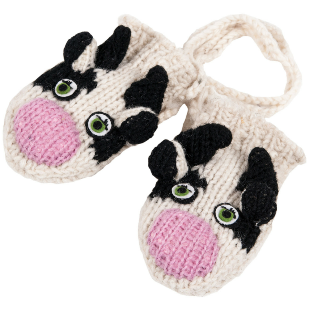 Nirvanna Designs Milk Cow Mittens | Nordstrom
