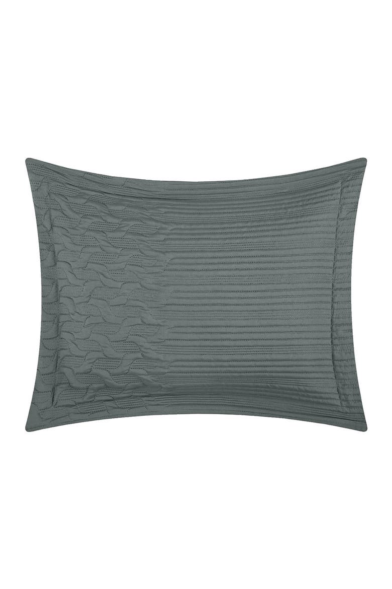CHIC Jazmaine Embossed & Embroidered Geometric Interlaced Pattern Twin ...