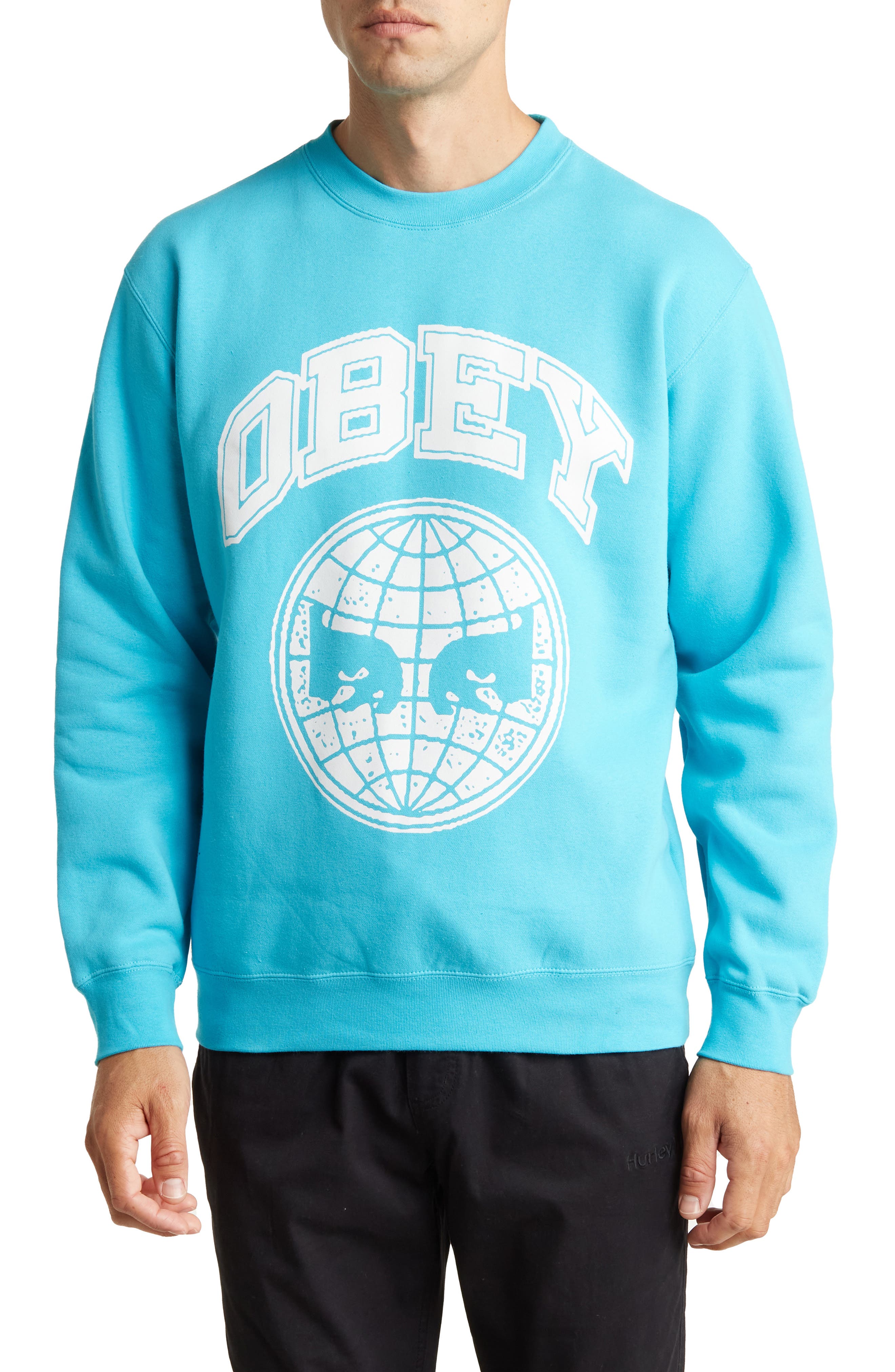 Obey Icon Planet Graphic Pullover | Nordstromrack