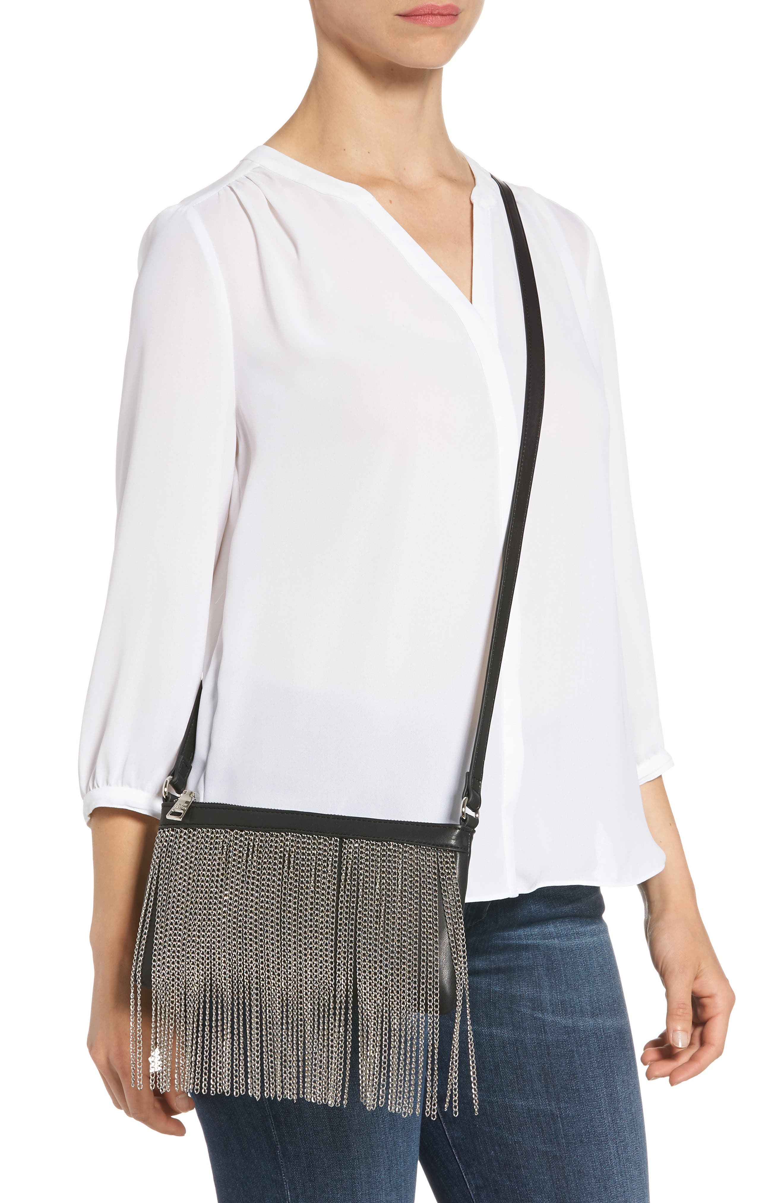 Steve Madden Chain Fringe Crossbody Bag | Nordstrom