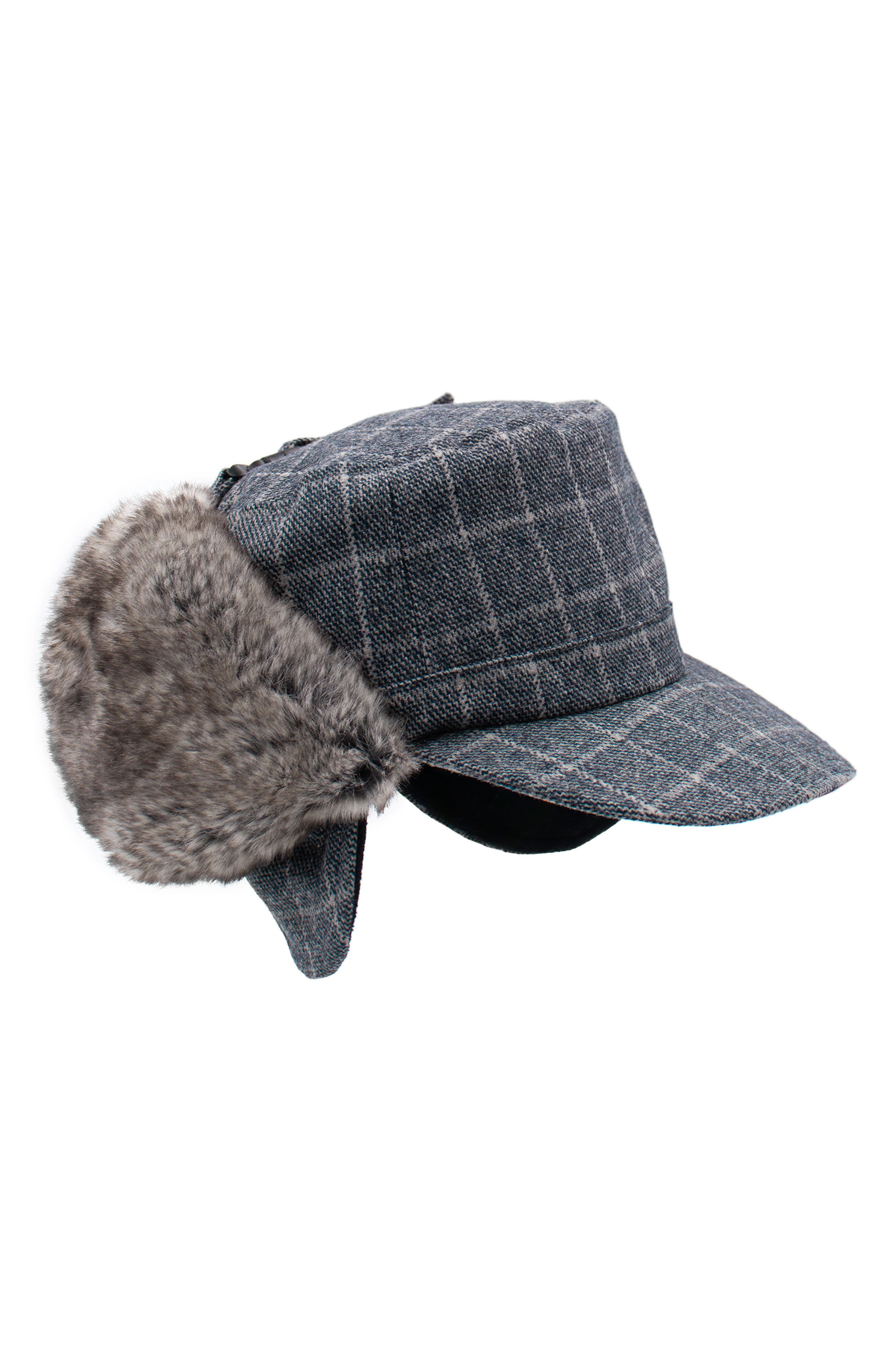 SURELL Faux Fur Plaid Trooper Hat | Nordstromrack