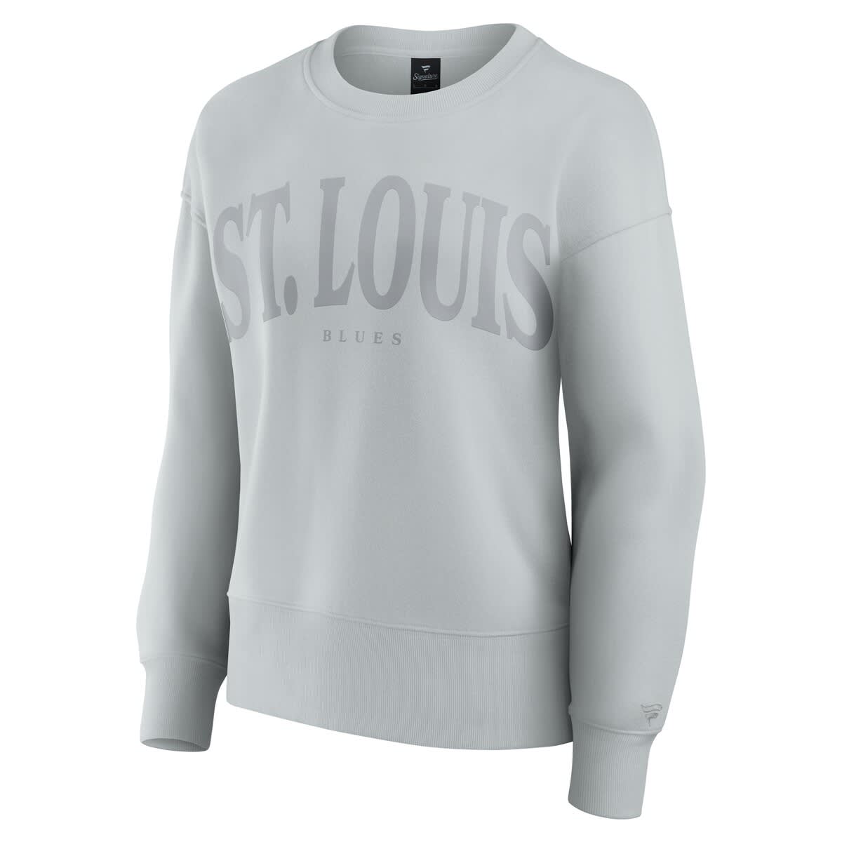 FANATICS Women's Fanatics Gray St. Louis Blues Elements Flow Pullover ...