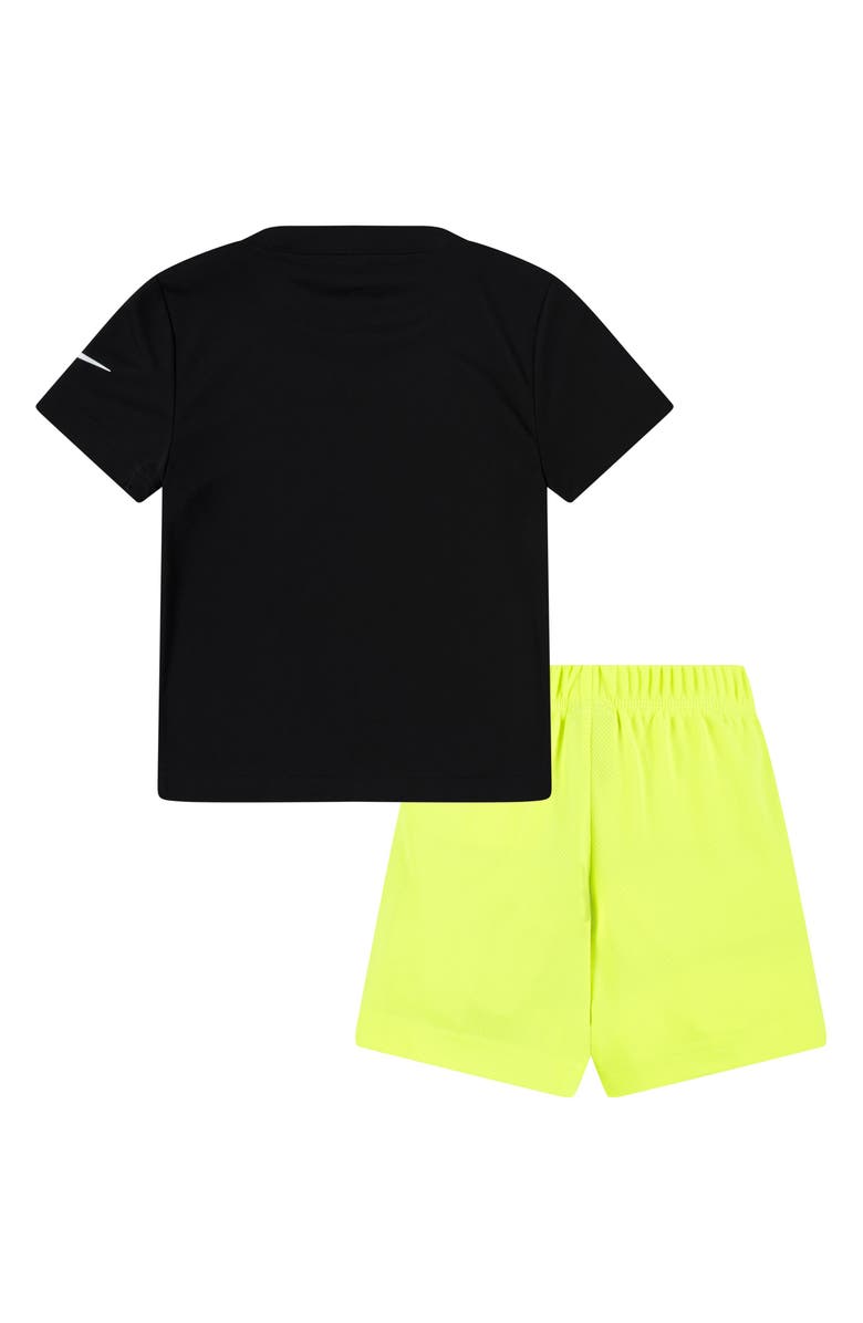 3 Brand Kids' Dri-FIT Colorblock Logo T-Shirt & Shorts Set | Nordstromrack