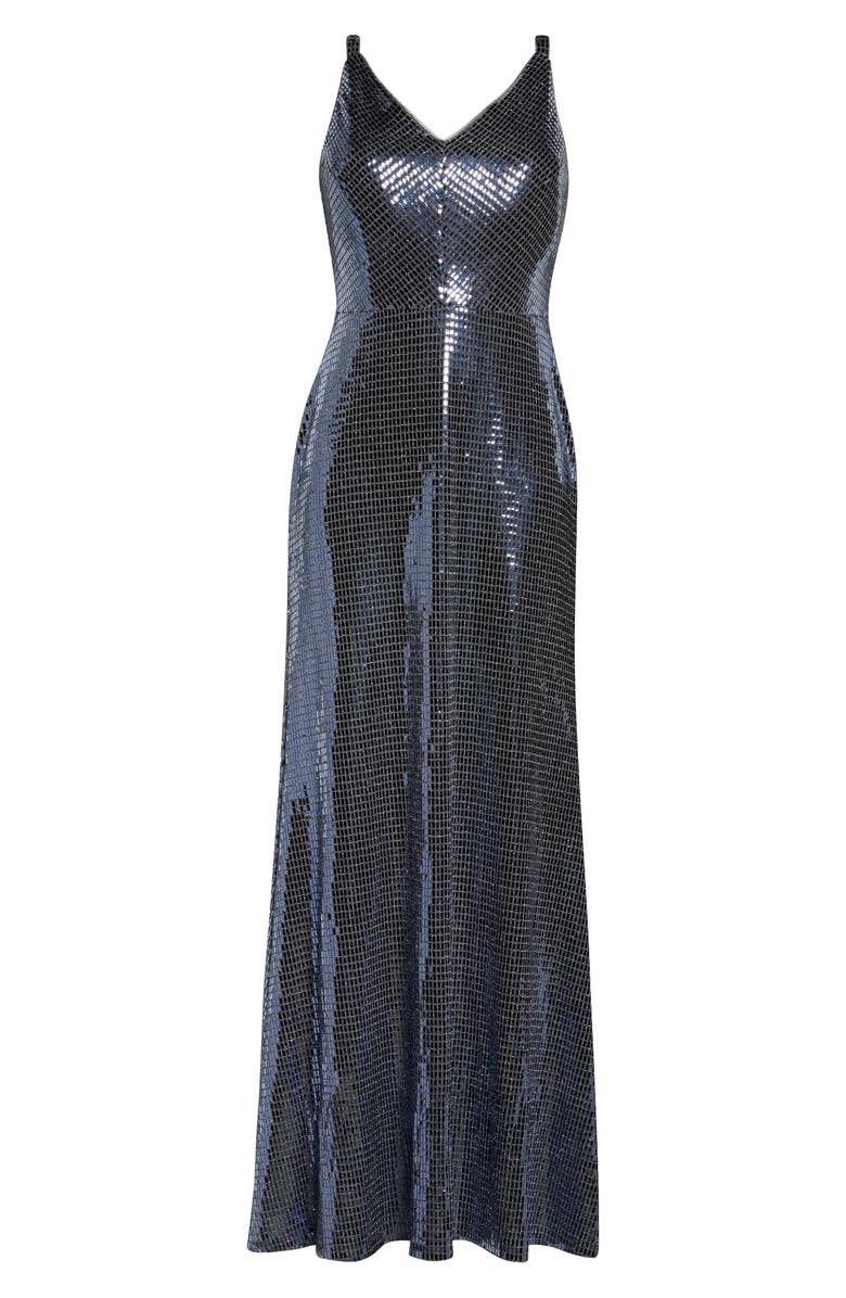 Morgan & Co. Mirror Sequin A-Line Gown | Nordstromrack