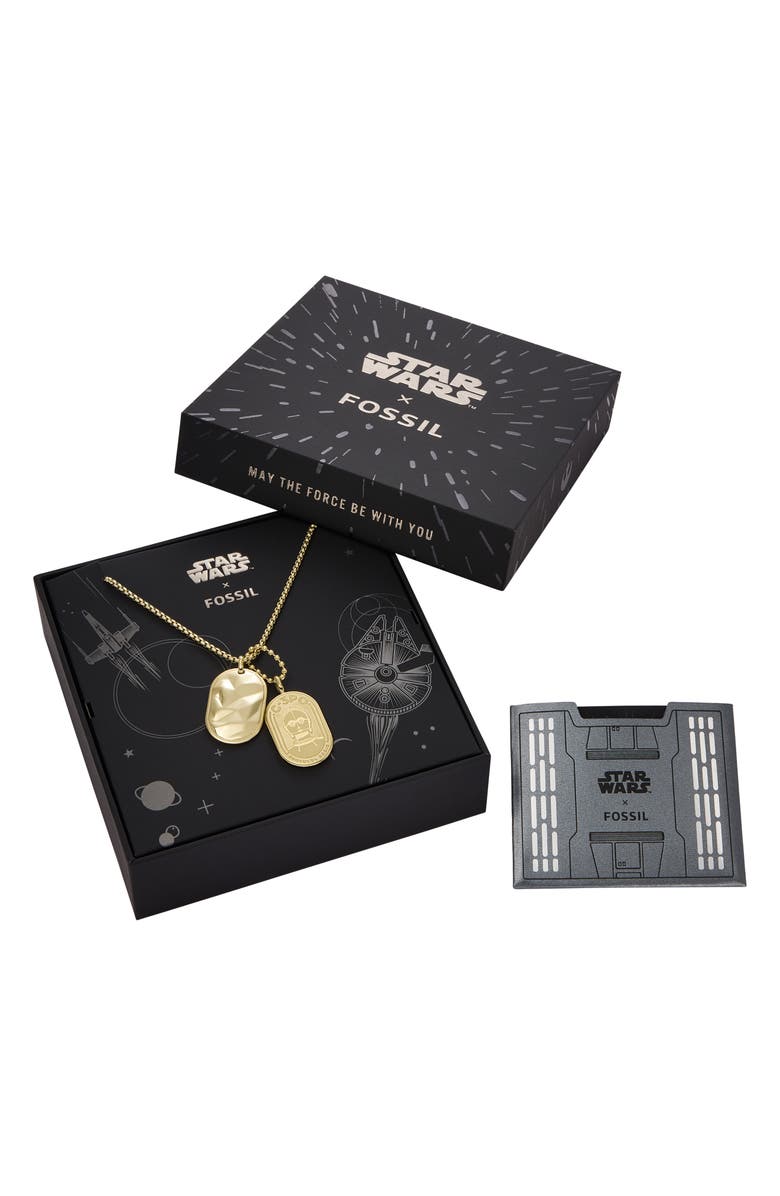 Fossil x Star Wars™ Special Edition C-3PO Pendant Necklace | Nordstrom