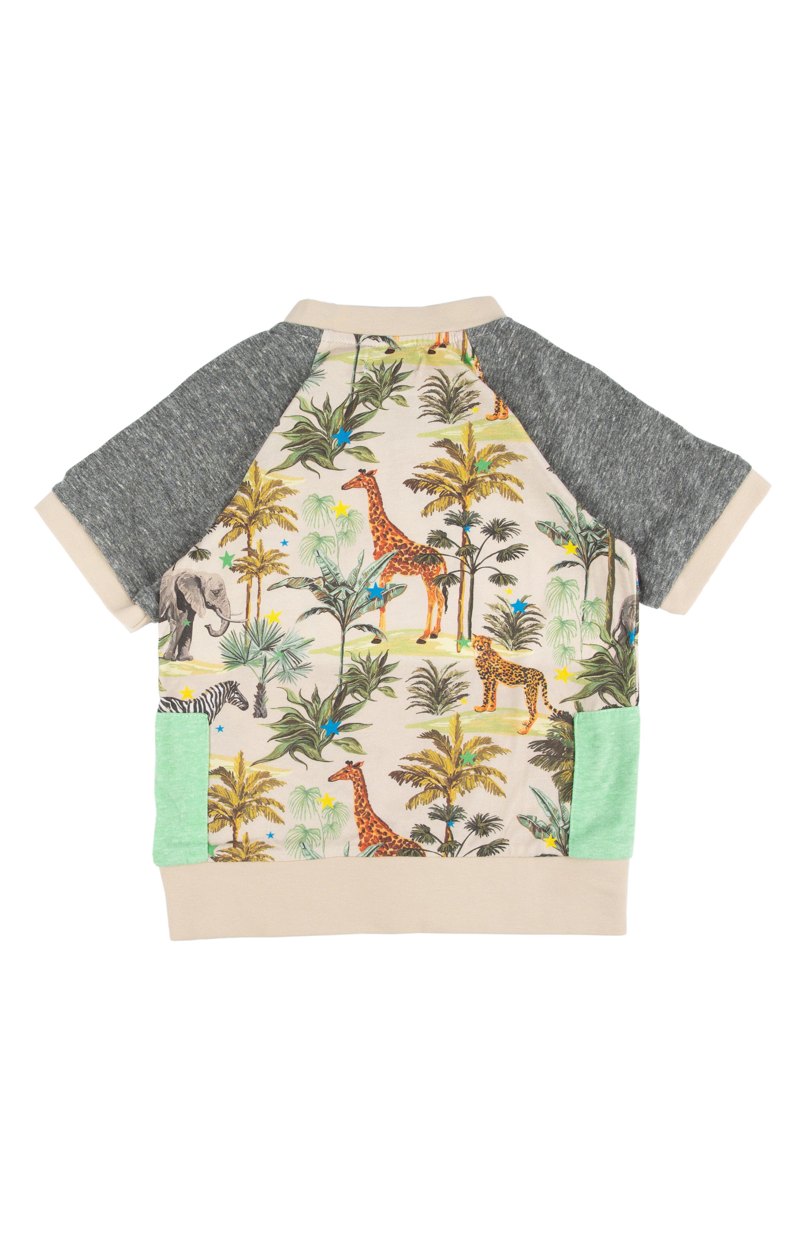 Miki Miette Kids' Iggy Safari Print Cotton T-Shirt | Nordstrom