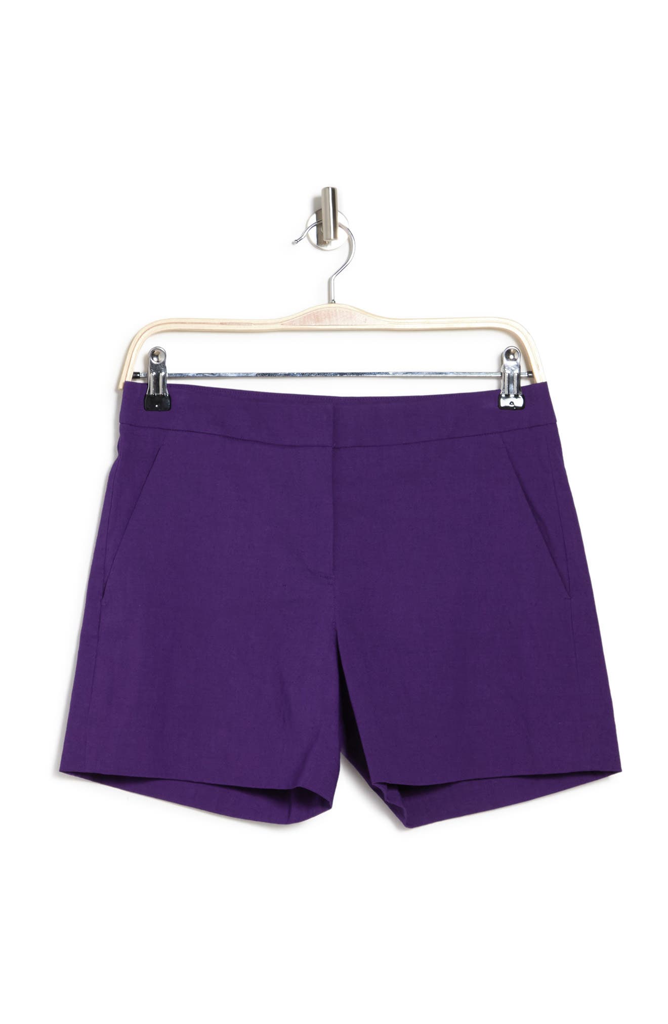 Theory Lynie Linen Blend Shorts | Nordstromrack