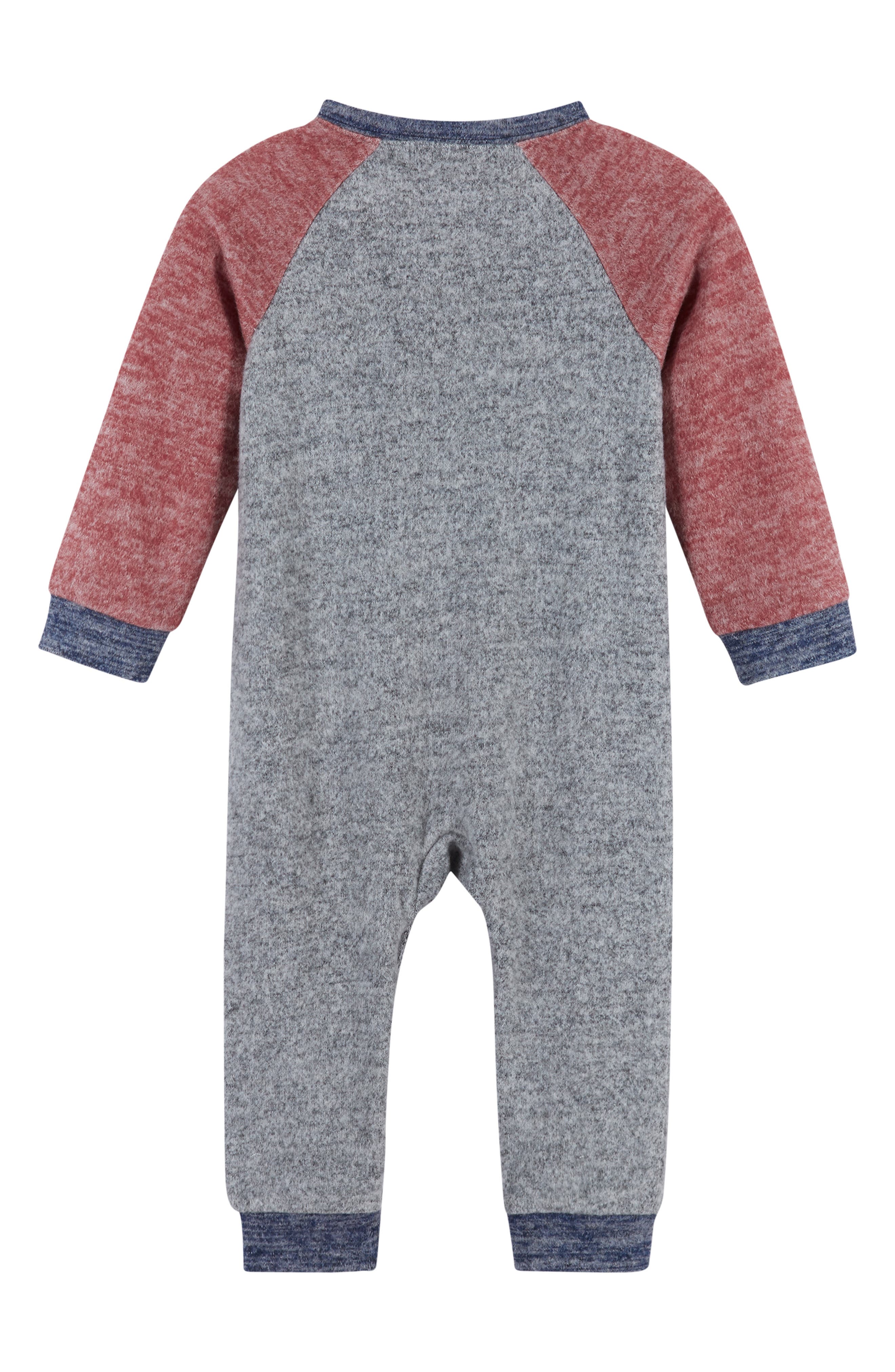 Andy & Evan Heather Colorblock Cotton Romper | Nordstrom