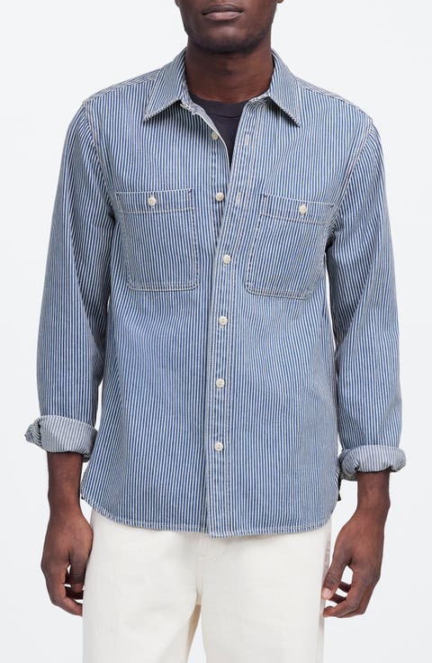 Long Sleeve Denim Shirts for Men | Nordstrom