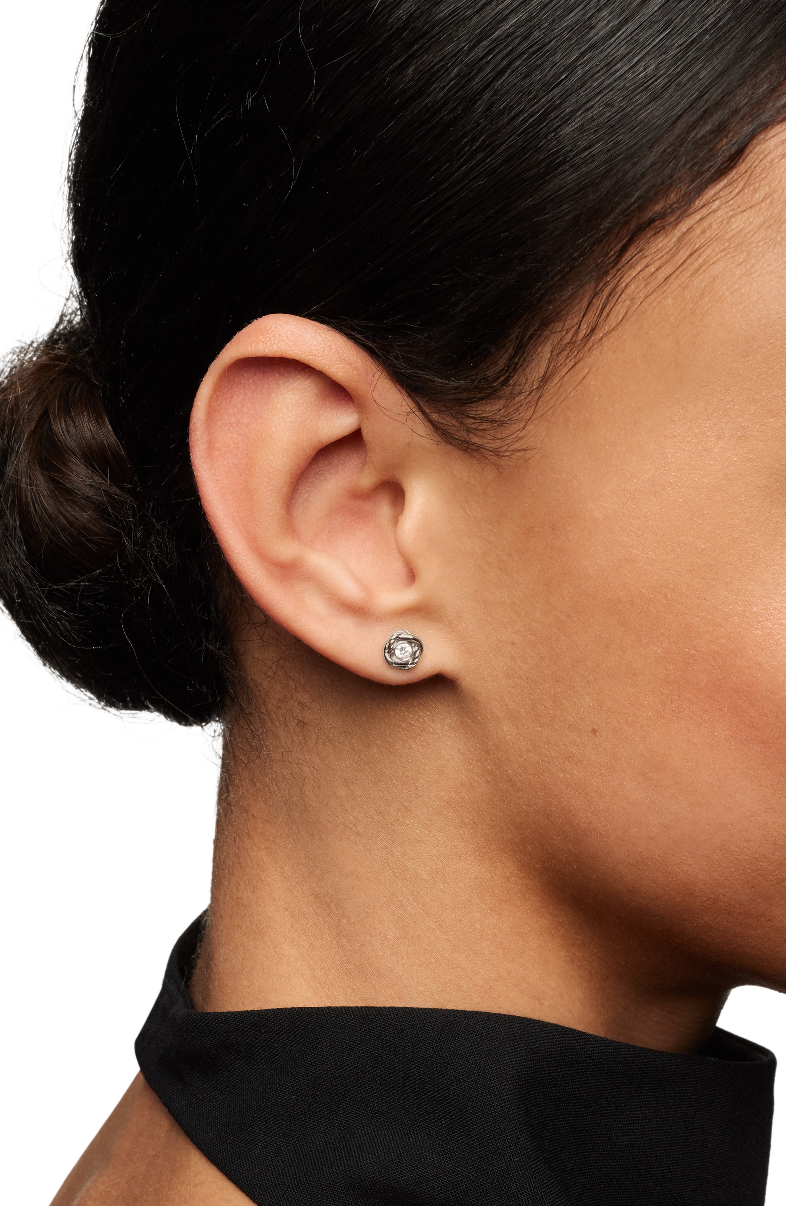 David Yurman Infinity Knot Diamond Stud Earrings | Nordstrom