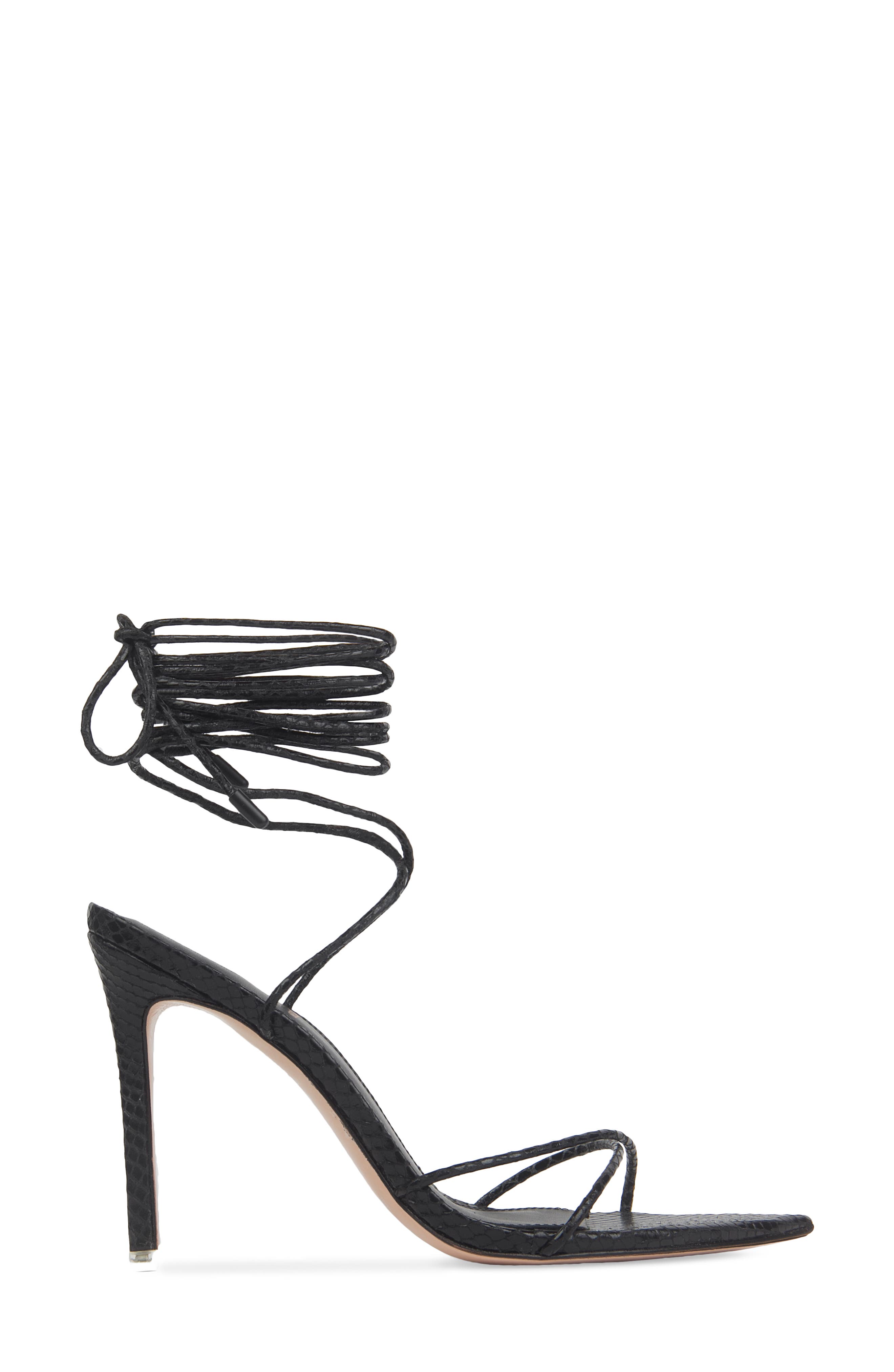 BLACK SUEDE STUDIO Talia Ankle Tie Pointed Toe Sandal (Women ...