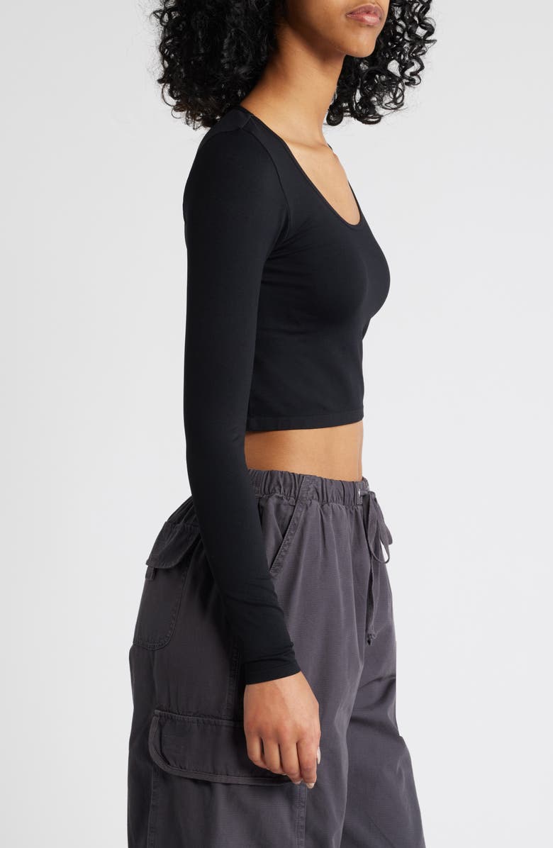 PacSun Seamless Long Sleeve Crop Top | Nordstromrack