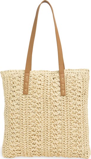 Lulla Collection by Bindya Straw Shoulder Bag | Nordstromrack